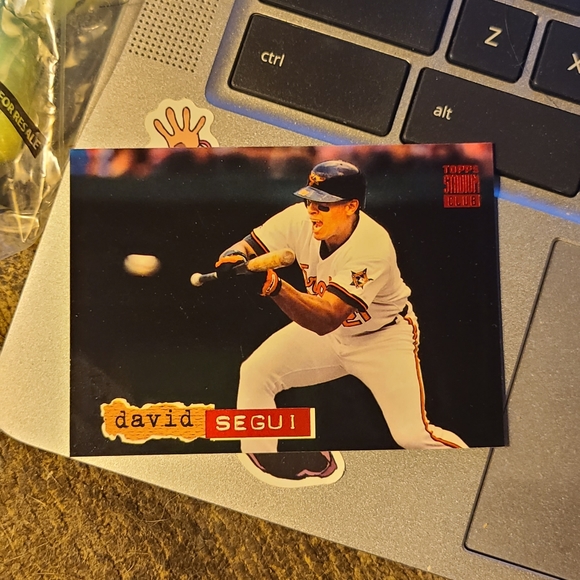 Other | David Segui Baseball Card | Poshmark